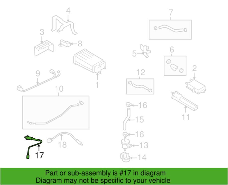 GENUINE ! OXYGEN SENSOR UPPER for 07-12 ELANTRA 10-11 SOUL OE# 39210 ...