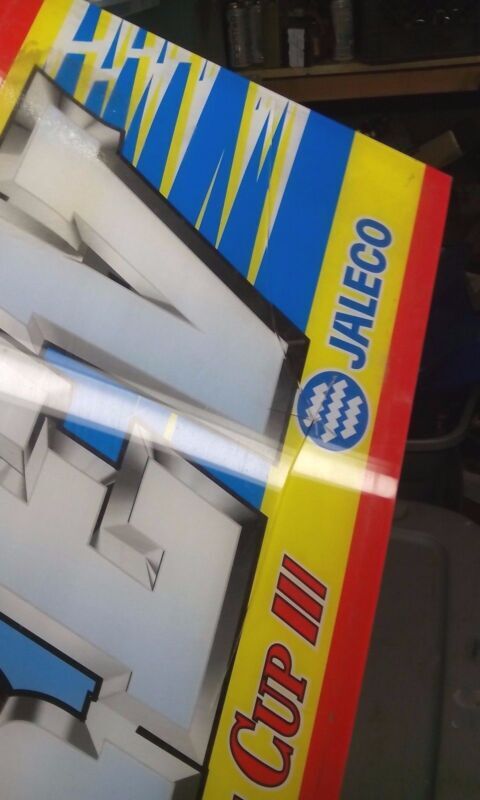 sega over rev arcade plexi marquee cracked | eBay