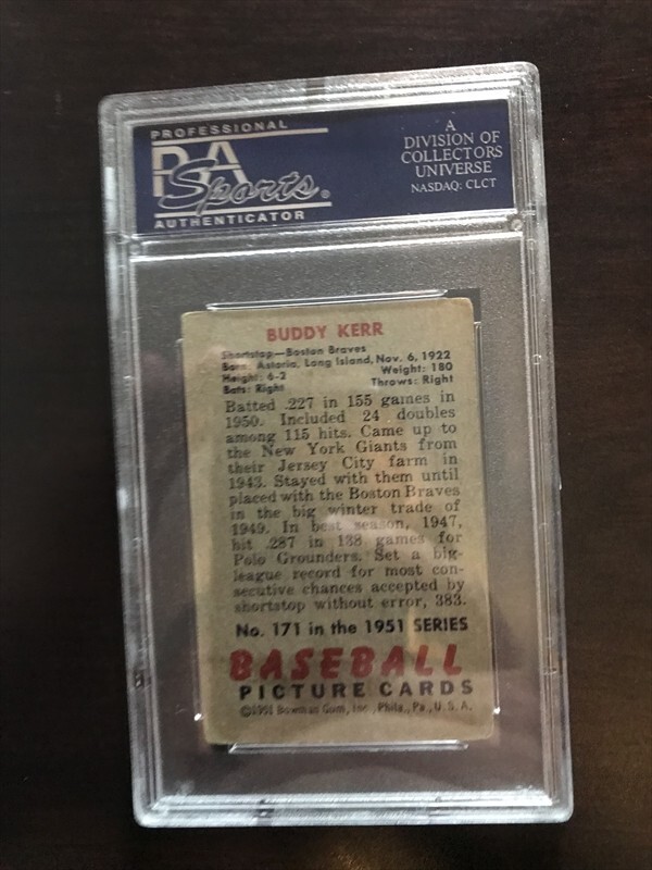 1951 Bowman Buddy Kerr 3171 psa 2.5 | eBay