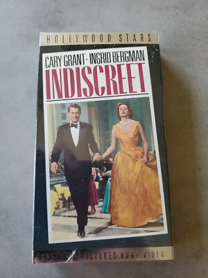 Indiscreet VHS 1988 (1958) Cary Grant, Ingrid Bergman, Republic ...