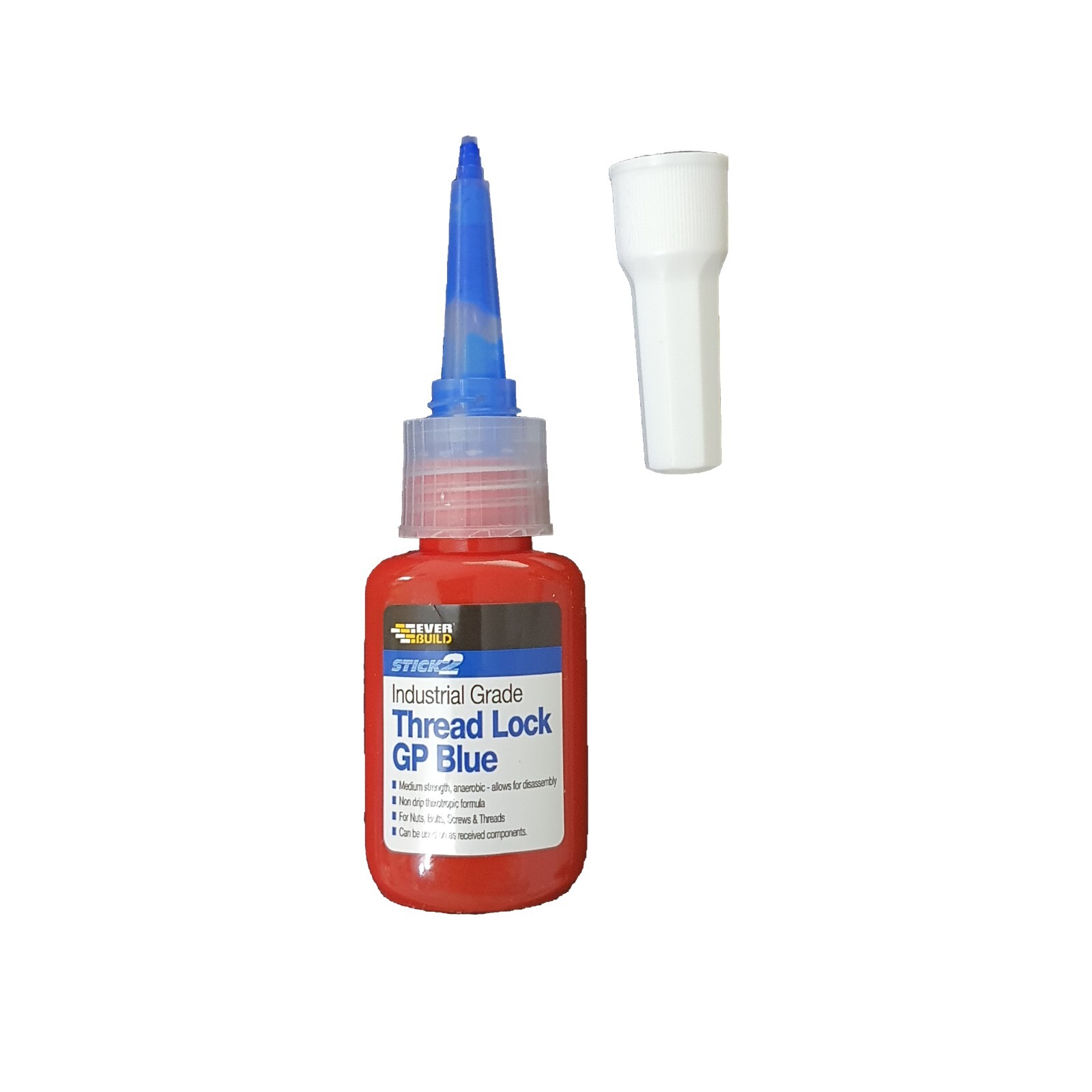 Everbuild Industrial Grade Thread Lock Blue For Nuts Bolts Screws Anti ...