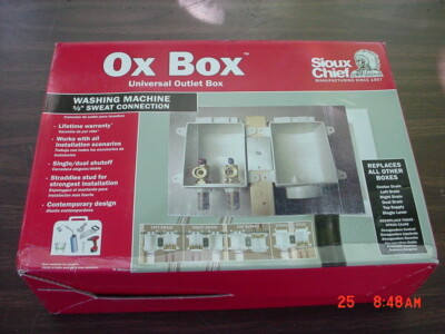 SIOUX Chief 696G-2303MF WASHING MACHINE OUTLET BOX | eBay