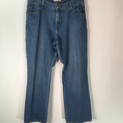 Levis 550 Womens Relaxed Fit Mid Rise Stretch Blue Denim Boot Cut Jeans ...