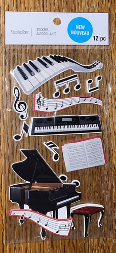 Recollections 3D Piano Recital music book keyboard Notes Sheet ...