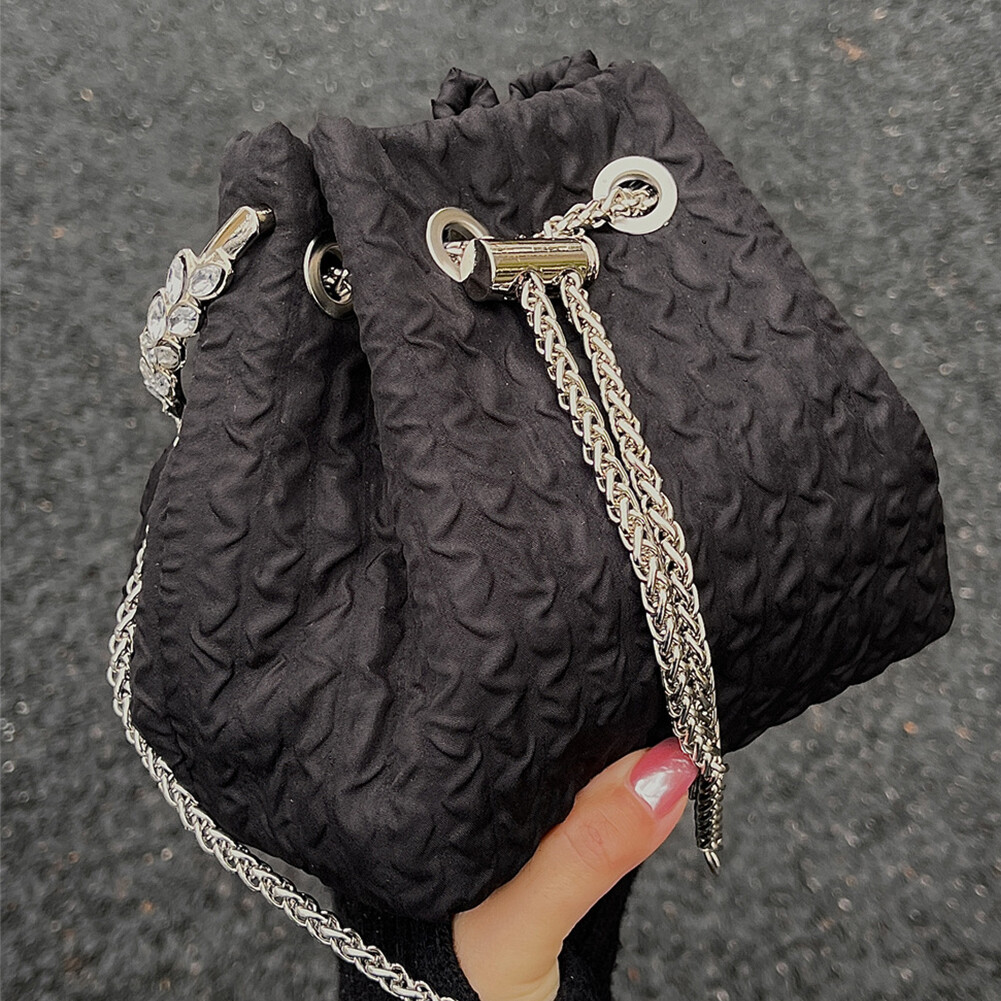 Women Crossbody Bags Chain Rhinestone Messenger Bags Sweet Messenger ...