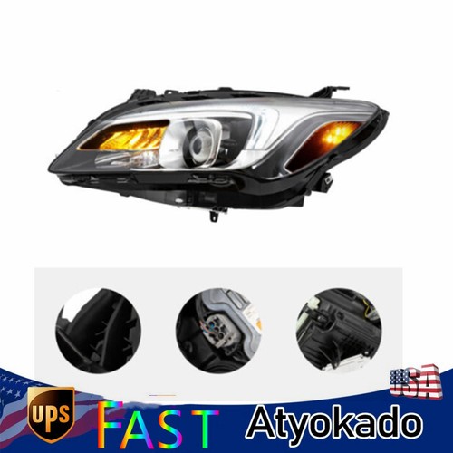 Xenon Left Front LED DRL Lamp Driver Side Headlight For 2017-2019 Buick ...