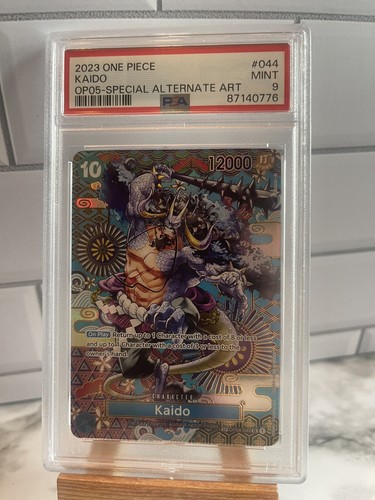 One Piece Kaido OP05-044 SR SP English Awakening Of The New Era PSA 9 MINT | eBay