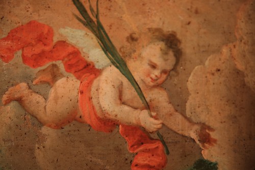 Renaissance Style Antique Religious Scene Painting Martyrium of Saint ...
