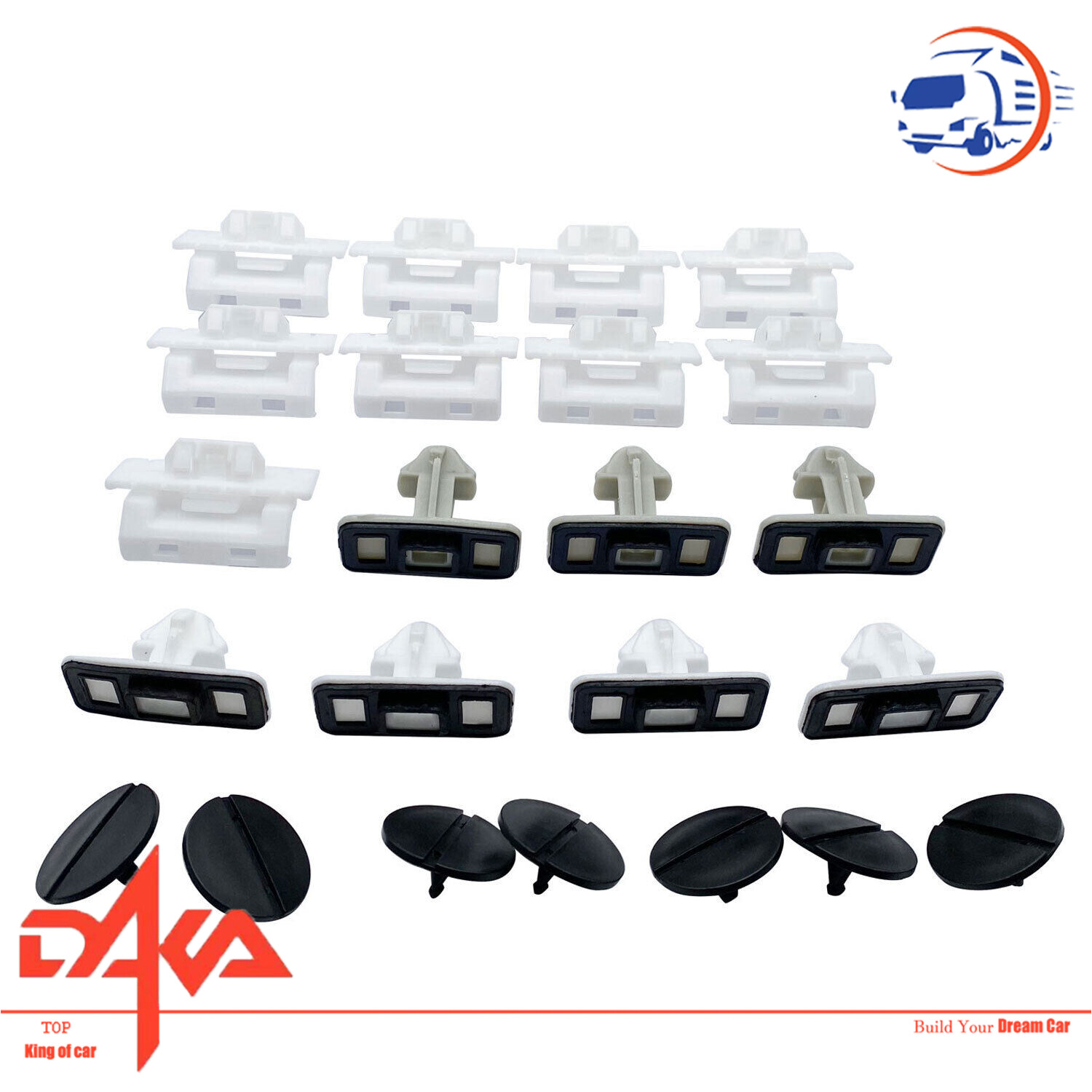 Side Skirt Attachment Parts Clips Set For Audi 2012-2014 A6 C7 ...