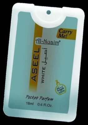Al nuaim Aseel White Pocket SPRAY 18ml women perfume spry (2 pack ...