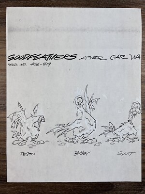 Animaniacs 1992 Production Art Mouth Chart Goodfeathers Warner Bros ...