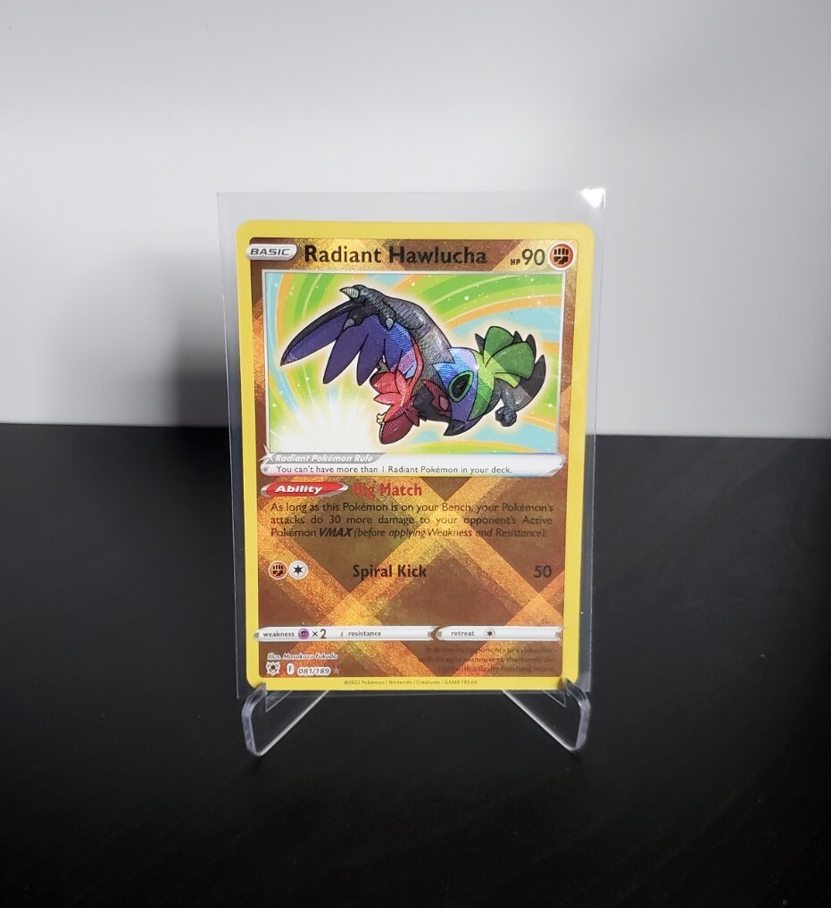 Pokemon TCG Radiant Hawlucha Sword & Shield - Astral Radiance 081/189 ...