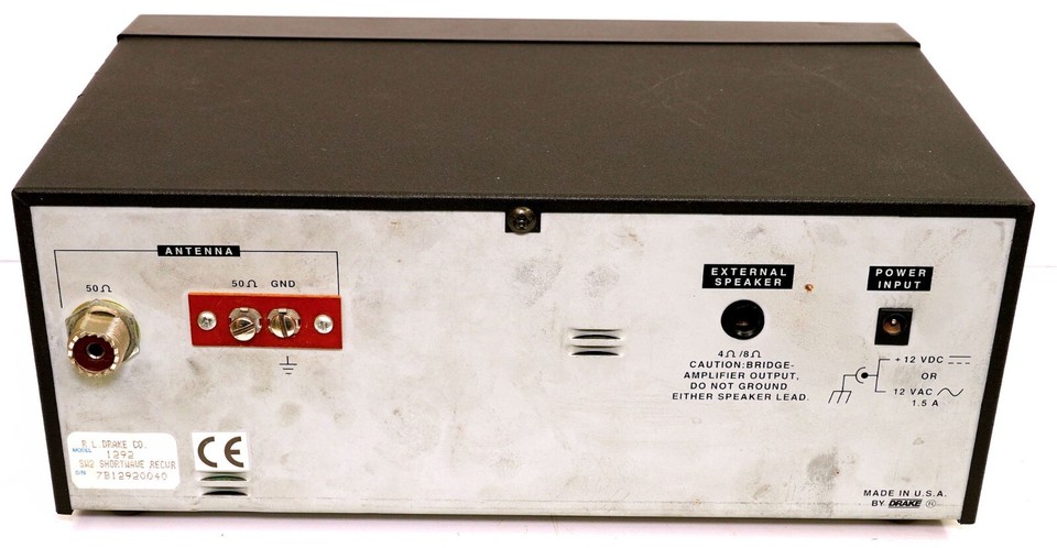 DRAKE SW2 LW MW SHORTWAVE RADIO AM SSB SYNCHRONOUS DETECTOR w/ RC ...