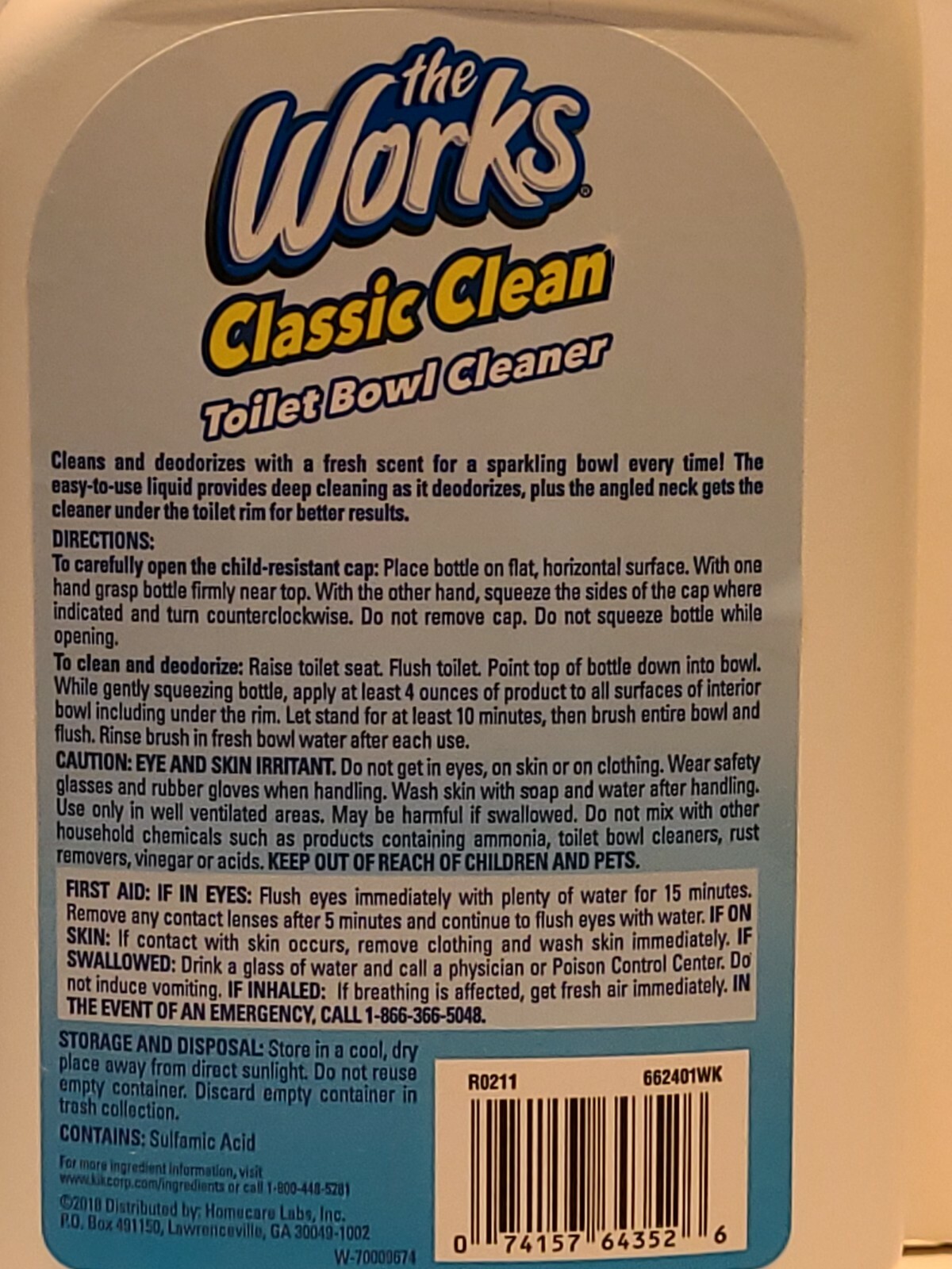 4 Packs The Works Toilet Bowl Cleaner 24oz each FAST SHIPPING | eBay