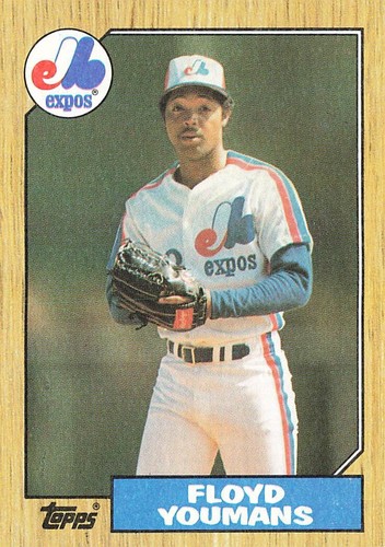 1987 Topps #105 Floyd Youmans Montreal Expos | eBay