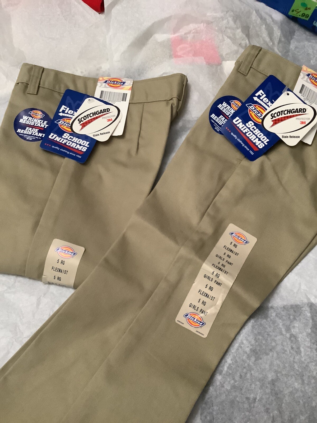 5reg.Girls Dickies school uniform pants,tan | eBay