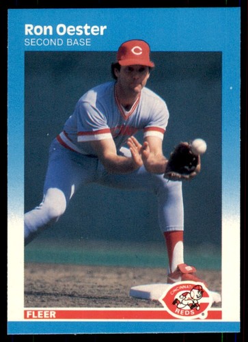 1987 Fleer Glossy Ron Oester . Cincinnati Reds #207 | eBay