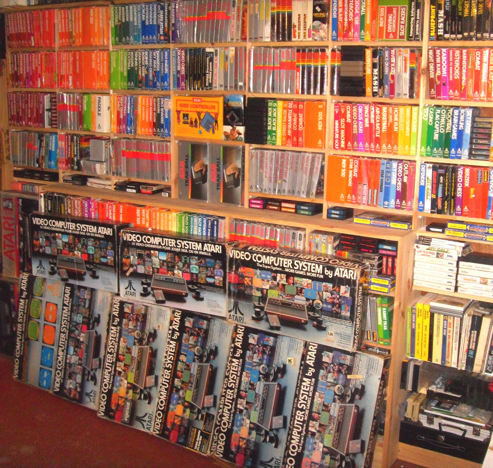 La plus grande collection Atari 2600 VCS boite livret Adventure Woody ...