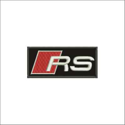 [Patch] AUDI RS motor racing auto corse cm 7,5 x 3,5 toppa ricamo v11a ...