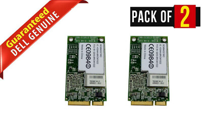 LOT x 2 New Dell E1505 E1705 DW1500 802.11n/b/g PCIe Wireless WIFI Card ...