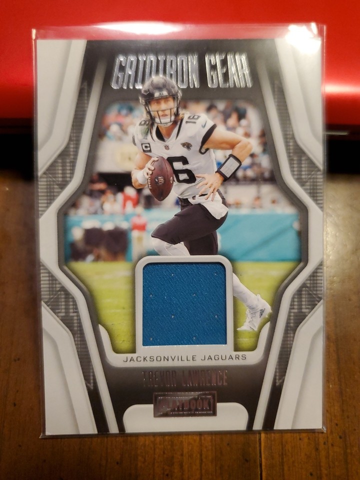 2022 Panini Playbook - Gridiron Gear Relics Trevor Lawrence #GG-6 (MEM ...