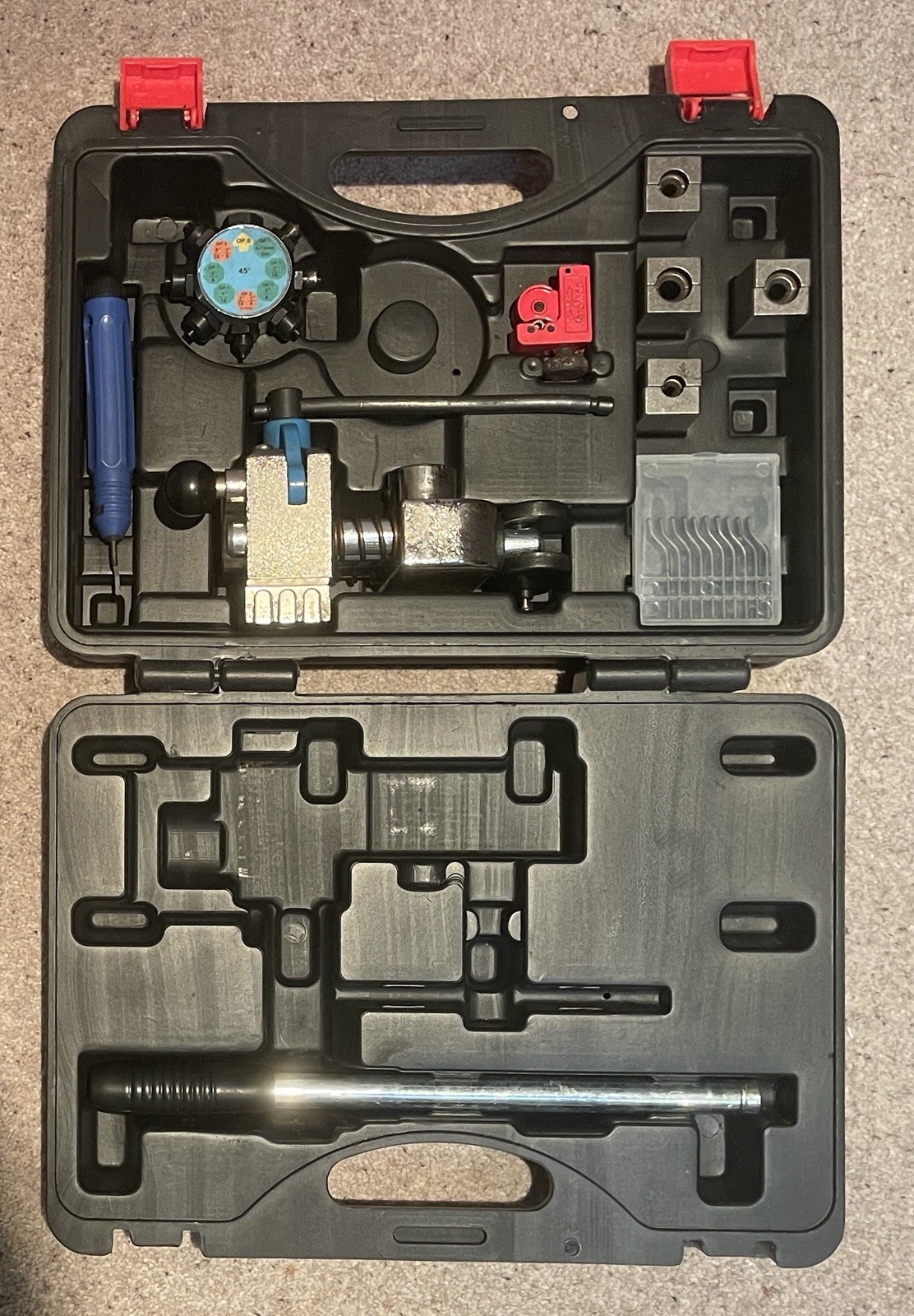 Professional Brake Line Flaring Tool Kit 45/37 Degree Set Repair Line ...