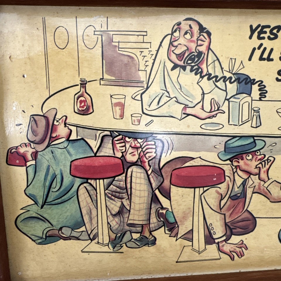 1950 Vtg Bar Decor. CR | eBay