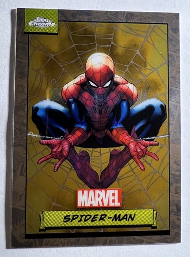 2024 Topps Chrome Marvel Spider-Man 1 Base | eBay