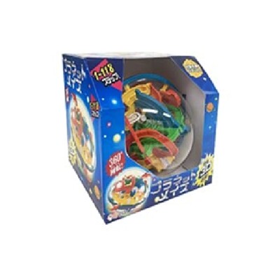 Hanayama Planet Maze W200xH195xD160mm Guide the 6mm iron ball to the ...