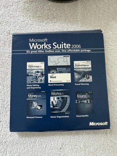 MICROSOFT WORKS SUITE 2006 - WITH PRODUCT KEY!!! | eBay UK