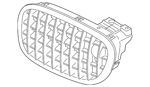 for BMW Genuine Grille Front Right Upper 51137412326 for sale online | eBay