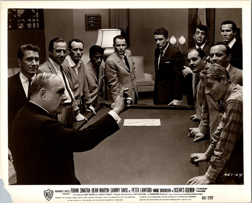 Studio Photo Ocean's Eleven Dean Martin Frank Sinatra Joey Bishop Pool ...