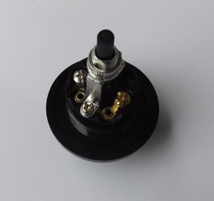 THREADED PHENOLIC BOTTOM TURN KNOB LAMP SOCKET WITH SHADE RING E26 NEW ...