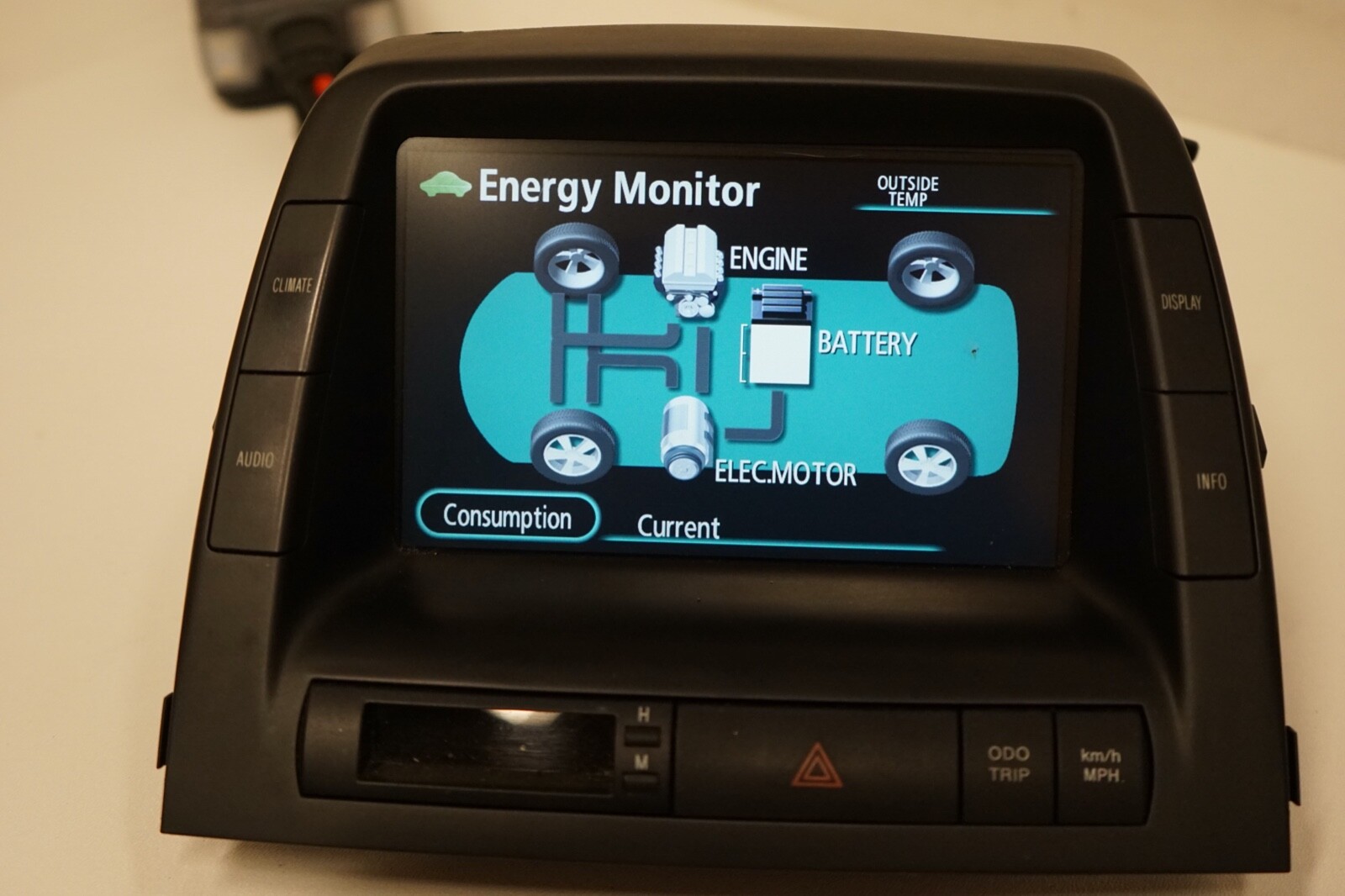 TOYOTA PRIUS Dash Screen Multi Display Information w/o JBL OEM 2005 ...