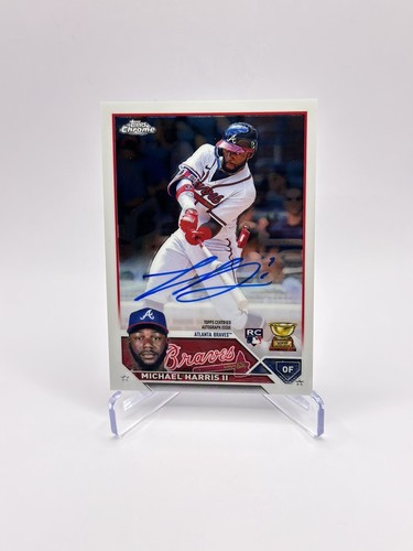 2023 Michael Harris II - Topps Chrome Atlanta Braves Rookie Card ...
