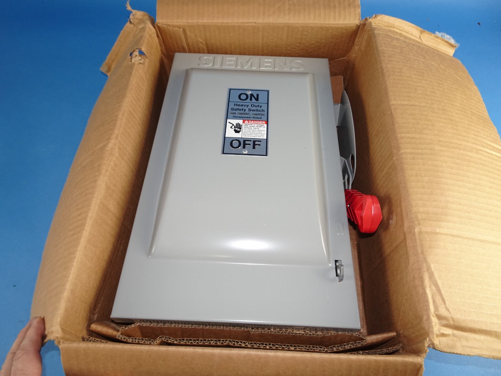 Siemens HF362 Heavy Duty Safety Switch 3P 60A 600V-600 VDC NEMA Type 1 ...