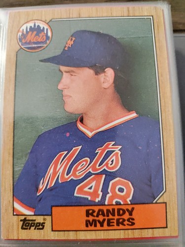 Randy Myers - 1987 Topps #213 - New York Mets Baseball Card | eBay