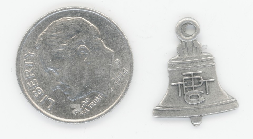 CTO STERLING SILVER BELL CHARM PENDANT 925 3432 | eBay