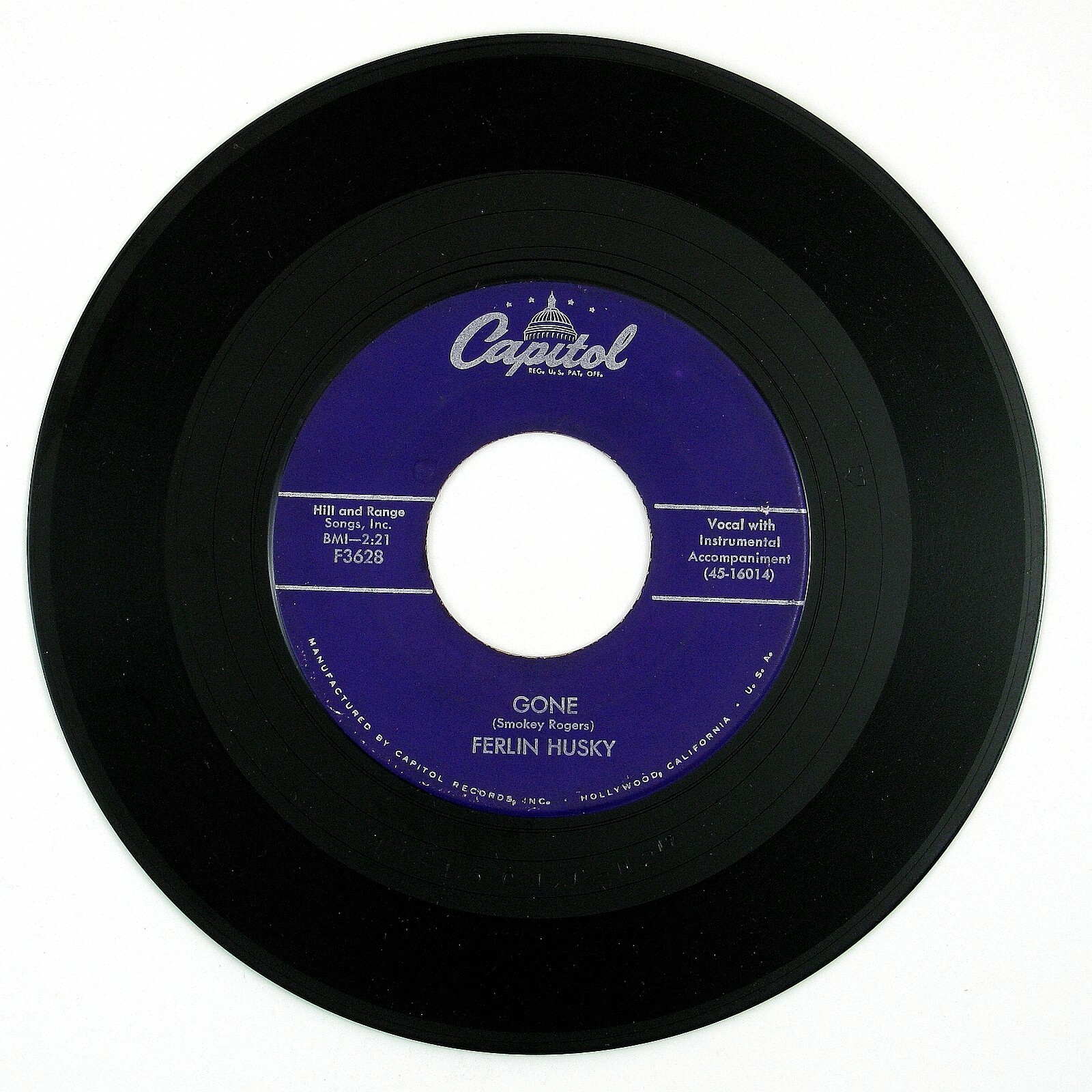 FERLIN HUSKY Missing Persons/Gone 7IN 1957 ROCKABILLY VG++ | eBay