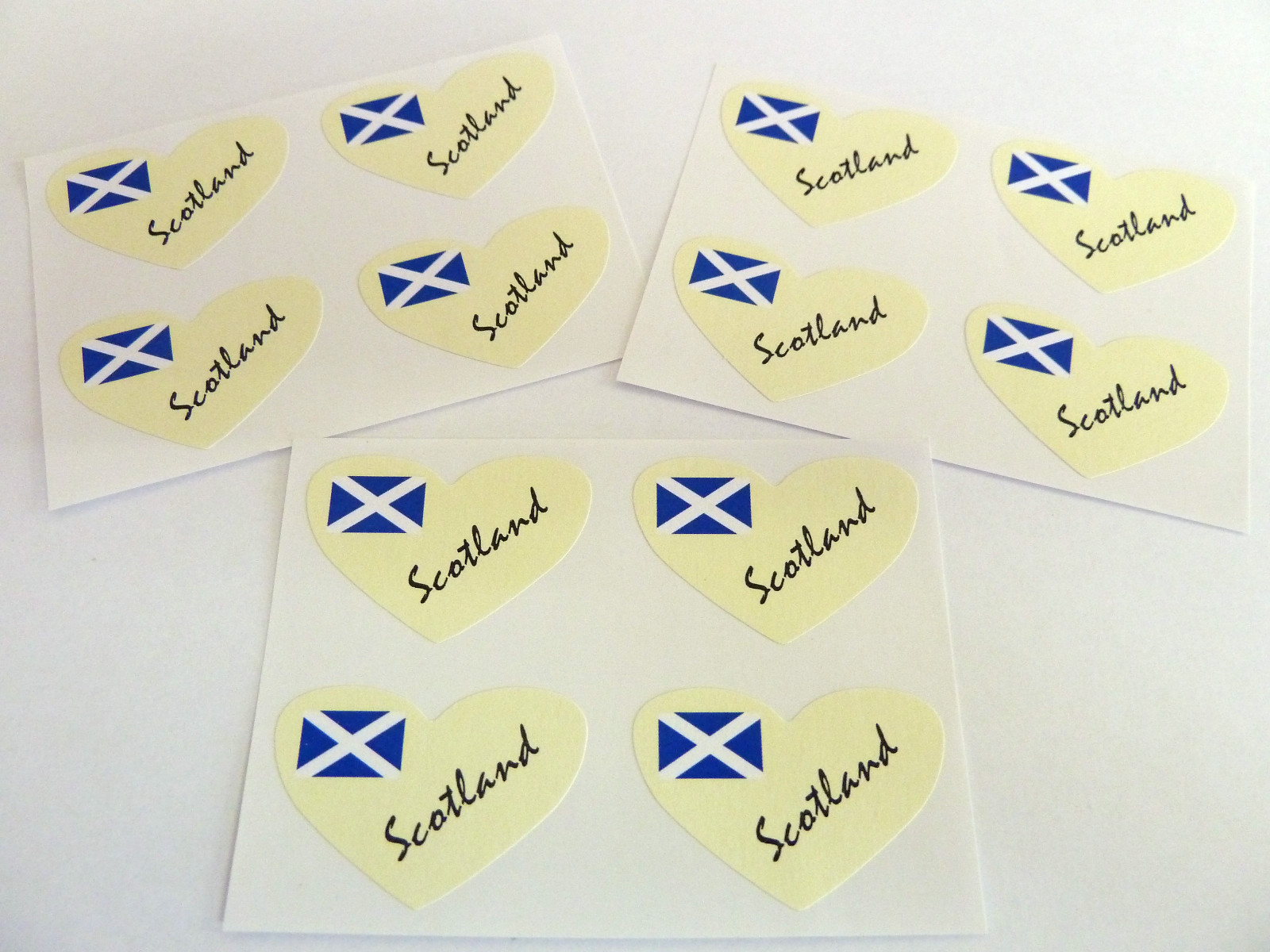 Scottish St Andrews Flag Stickers, Scotland Labels - Various Shapes ...
