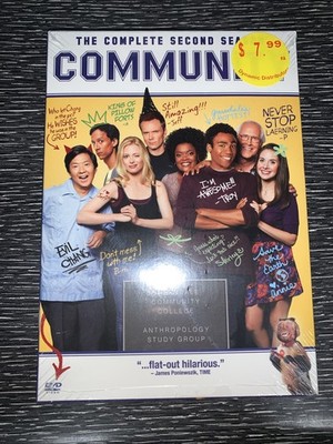 Community: The Complete Second Season (DVD, 2011, 4-Disc Set) Factory ...