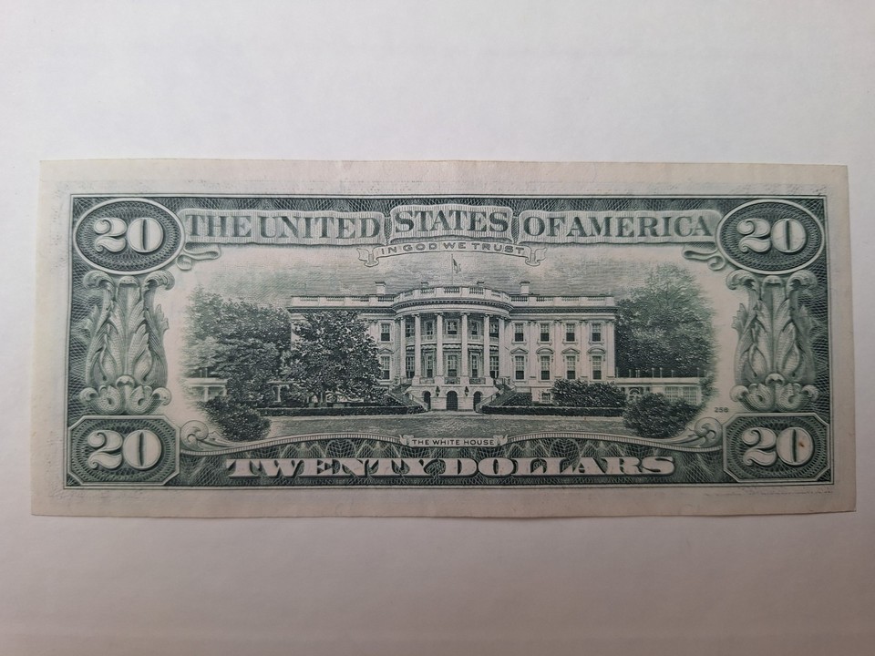 1988 series A 20 US dollar bill overprint / misprint - RARE error | eBay