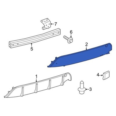 For Toyota Corolla 2023-2024 Toyota 5216902190 Rear Lower Bumper Cover ...