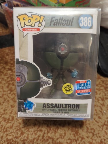 Funko Pop Fallout Assaultron NYCC18 Exclusive #386 GLOW IN THE DARK ...
