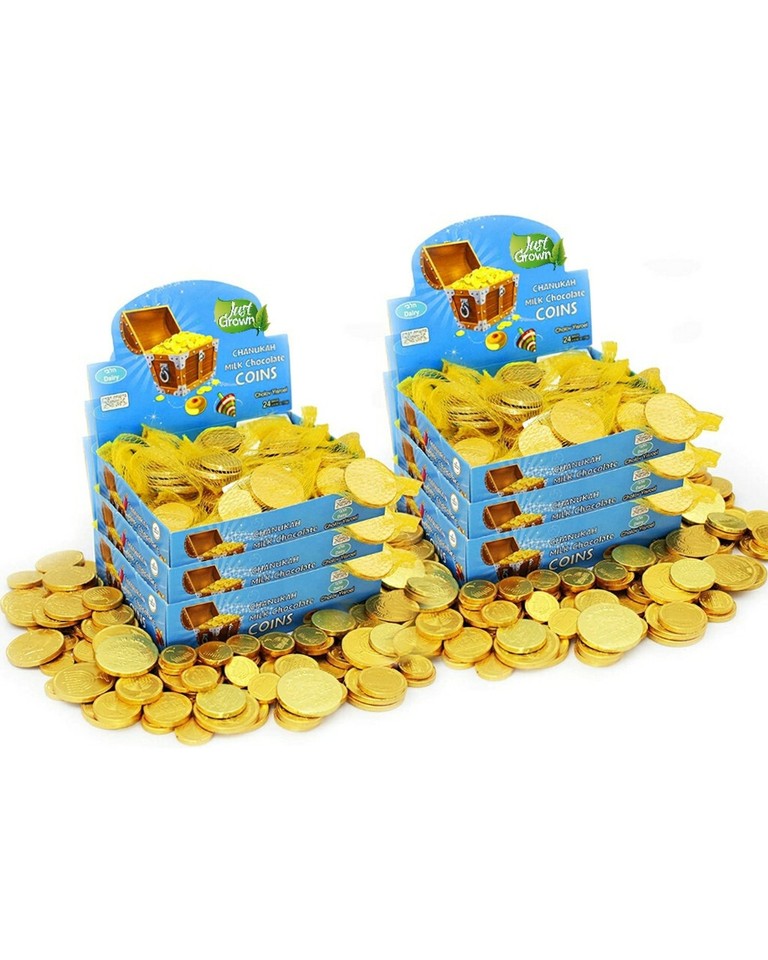 Hanukkah Gelt Chocolate Candy Chocolate Chanukah Coins Gelt Gold Coins ...