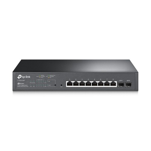 TP-Link JetStream 10-Port Gigabit Smart PoE Switch with 8-Port PoE+ ...