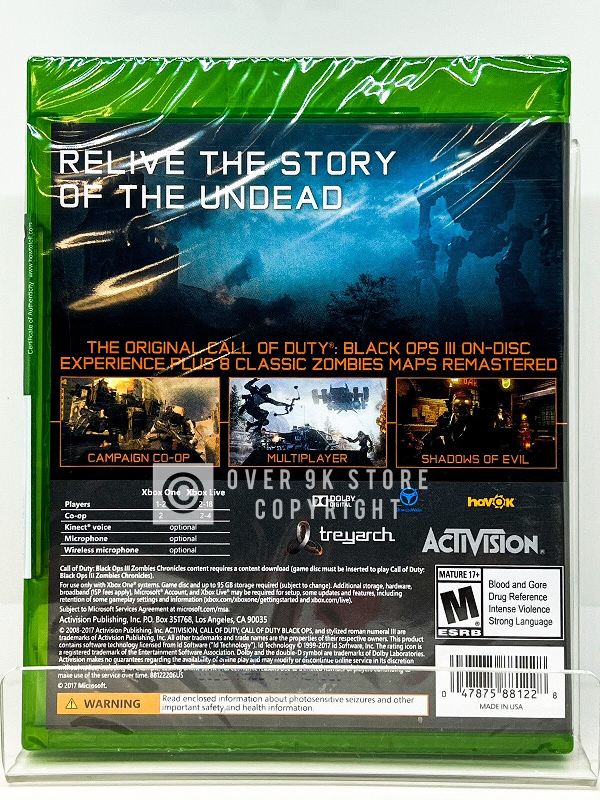 Call of Duty Black Ops III 3 Zombies Chronicles Edition - Xbox One ...