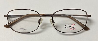 CLEARVISION TITANIUM T5608 FRAME BROWN MEN's SPRING HINGE TEMPLES FREE ...