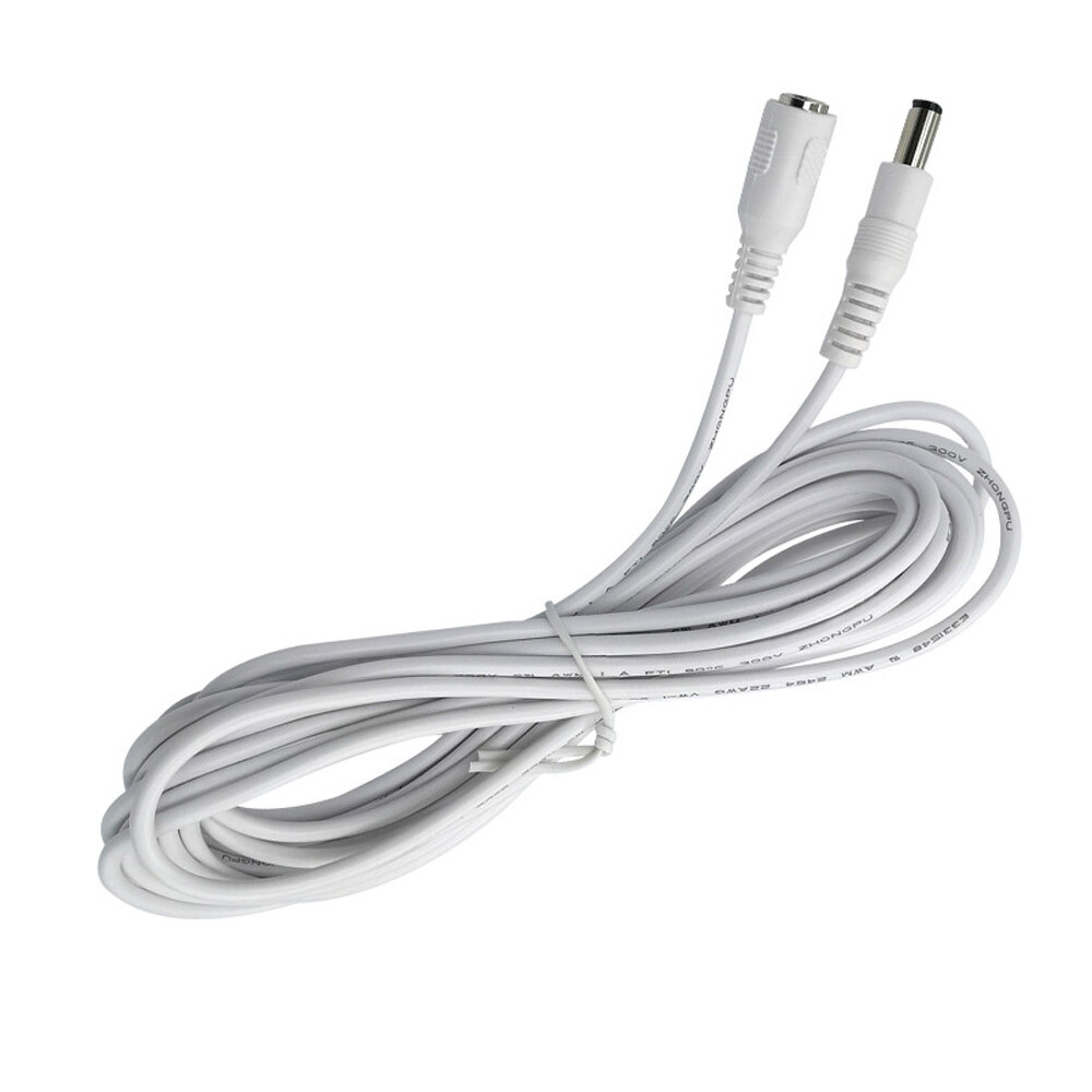 EXTENSION LEAD CABLE CORD 3 Meter FOR DC 12V-24V POWER SUPPLY ADAPTERS ...