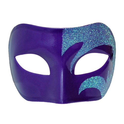 Mystic Holographic Glitter & Purple Venetian Masquerade Mask ~ WEDDING ...